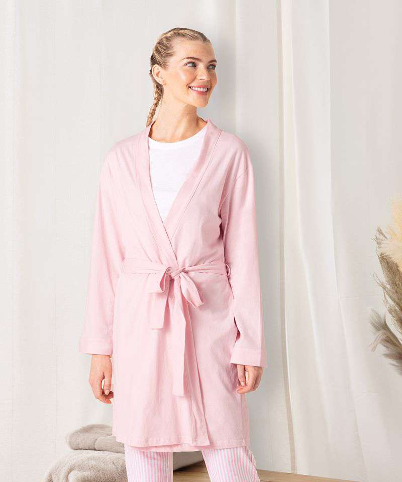Women's wrap robe | TC050 | PomPrint Designs Ltd